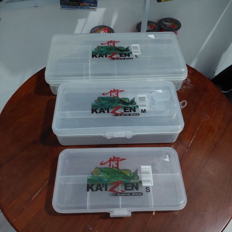 Lure box by KAIZEN Three Sizes Lure Storage box | Shopee Singapore