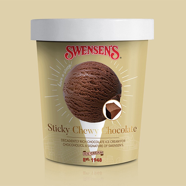 Swensen's Sticky Chewy Chocolate Pint Tub [Bundle of 3] | Shopee Singapore
