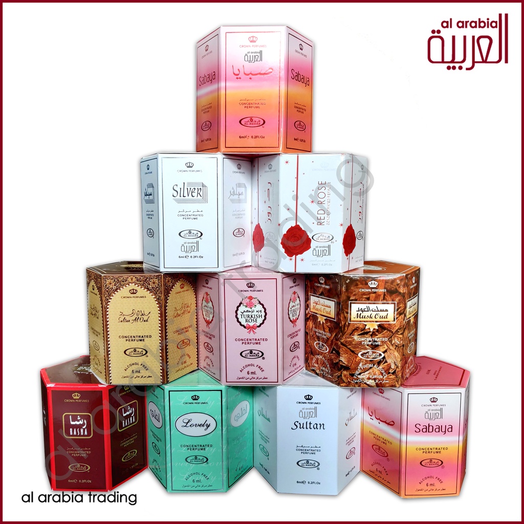 AL REHAB Perfume (6ml x 6pcs) Box Premium Attar Saudi Arabia | Shopee ...