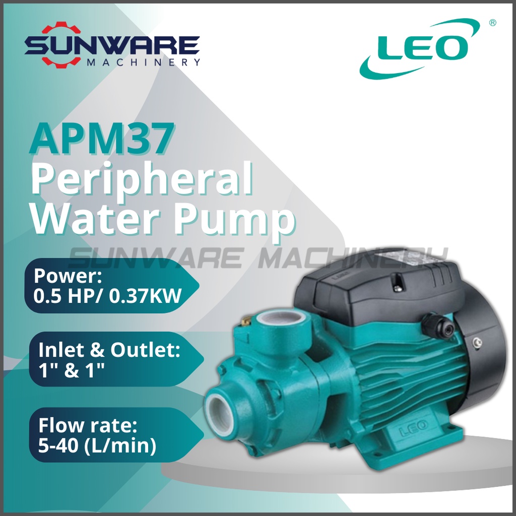 LEO APm37 Peripheral Water Pump (1 Inch & 0.5HP) | Shopee Singapore