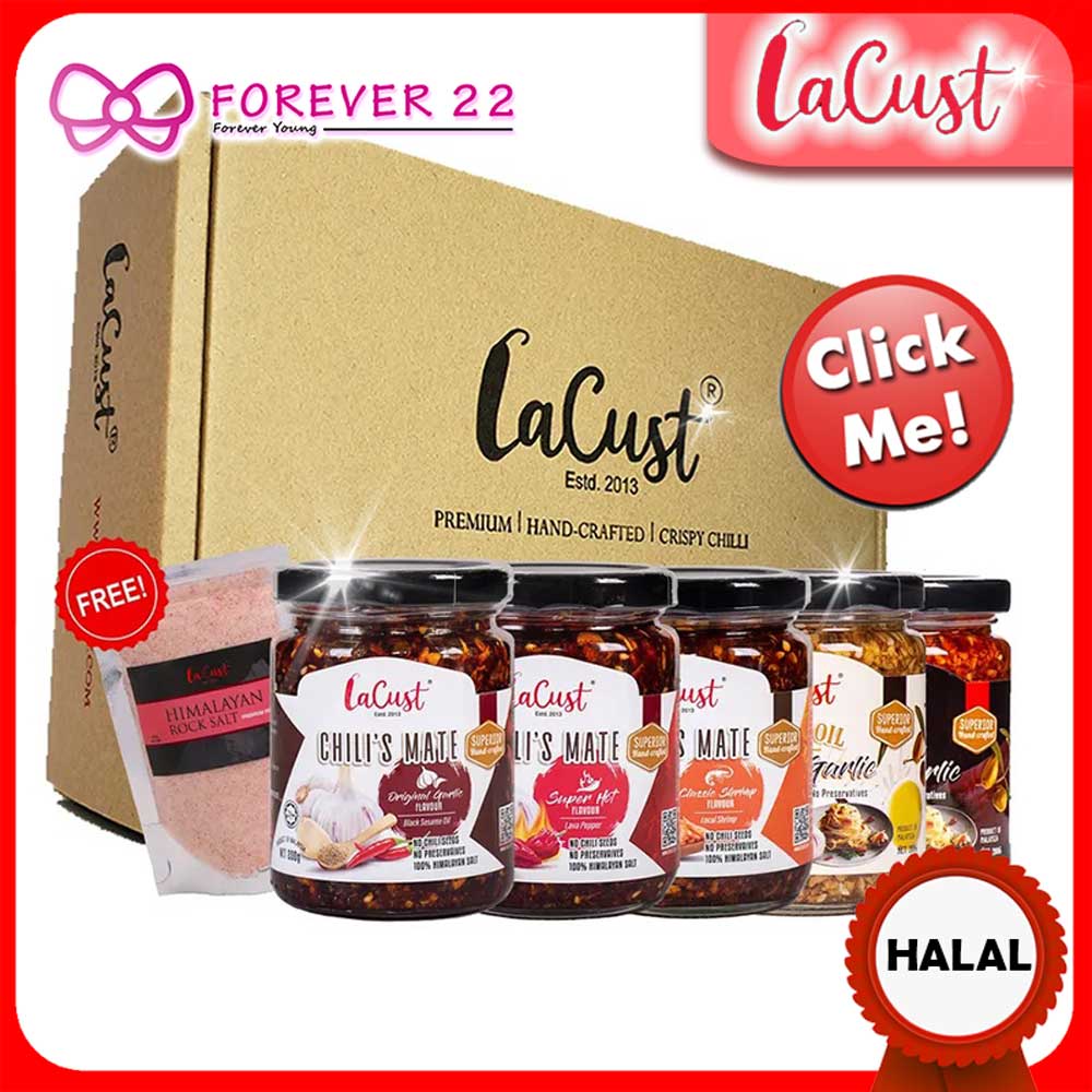 🔥 {HALAL} Lacust Chili Sambal Original / Super Hot / Shrimp Flavor ...