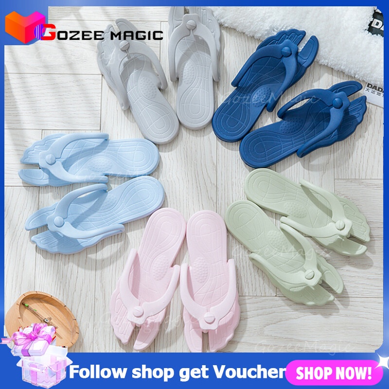 Unisex Folding Portable Sandals Travel Hotel Tasteless Bath Non Slip ...