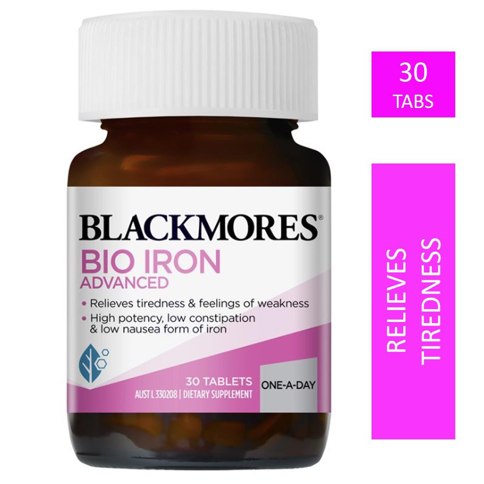 Blackmores Bio Iron Advanced 30 Tablets | Shopee Singapore