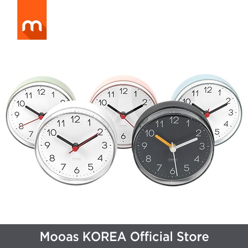 Mooas 2WAY Silent Waterproof Clock / Bathroom clock / Wall clock ...
