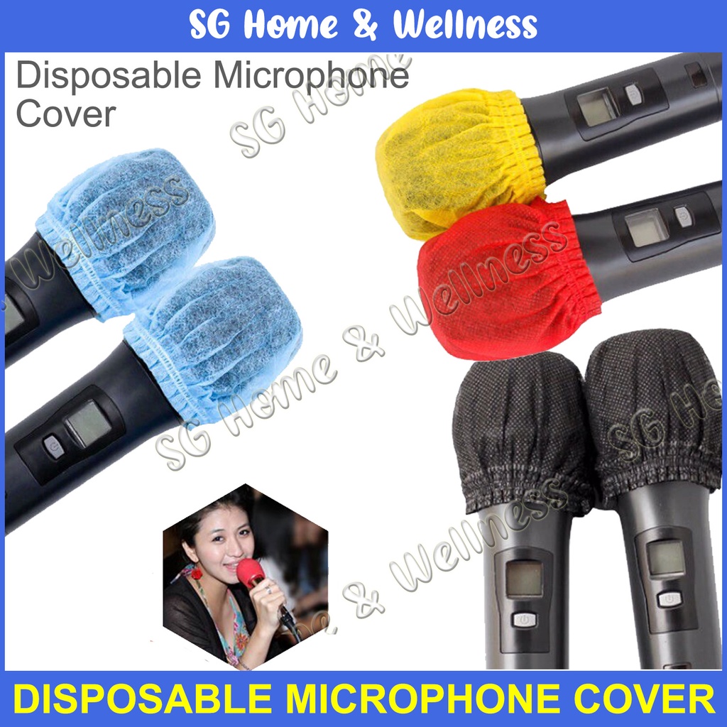 200 Pcs | 100 Pcs | 50 Pcs | DISPOSABLE Microphone | Mic | Cover For ...