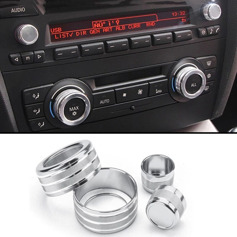 Car Center Console Air Conditioning Volume Control Knob Button Ring ...