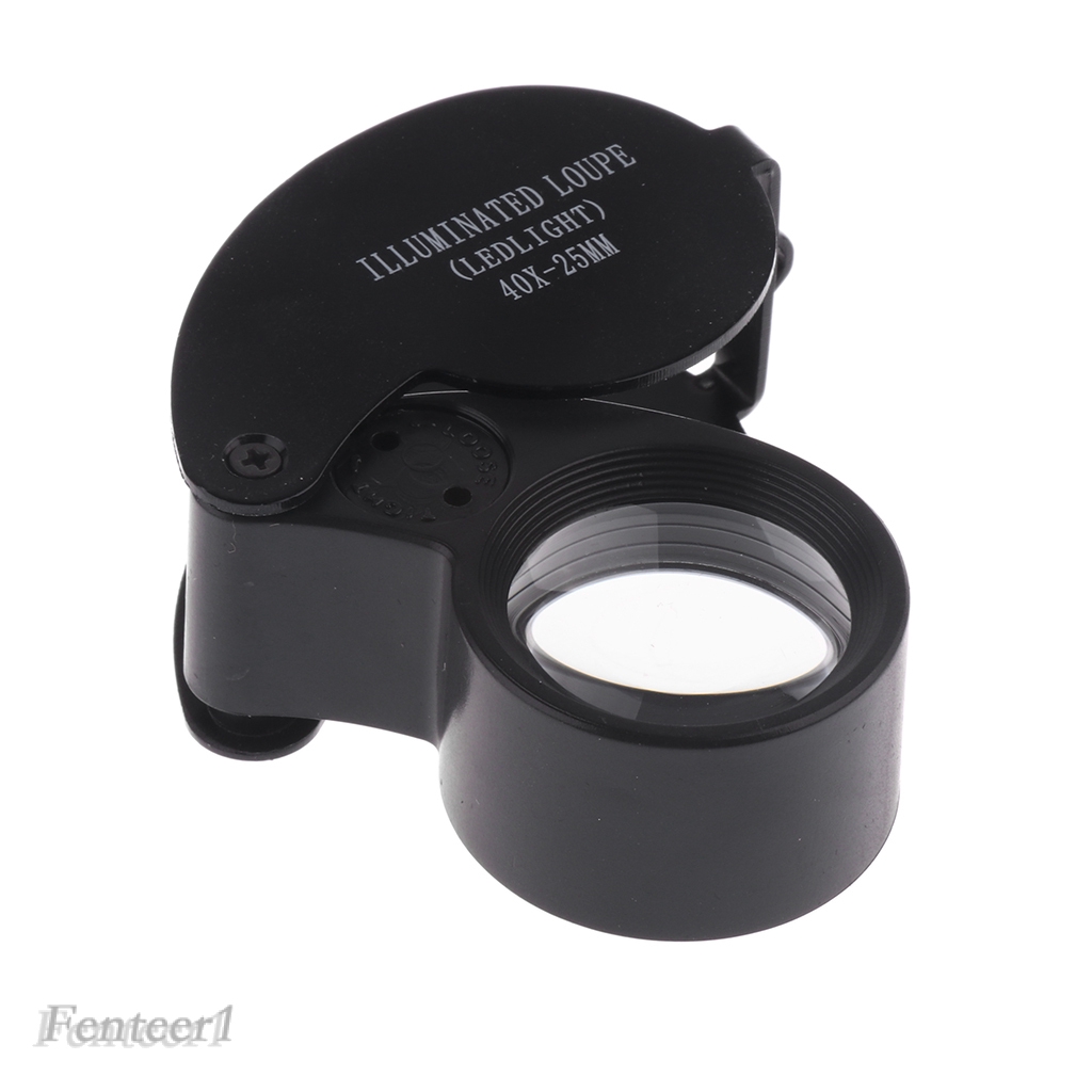 40X Illuminated LED Loupe Jewelers Magnifying Glass Lens | Shopee Singapore