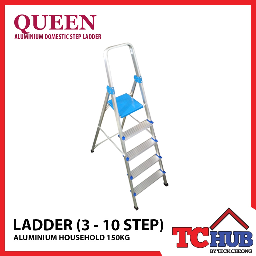 [Queen] Domestic Aluminium Ladder | Shopee Singapore