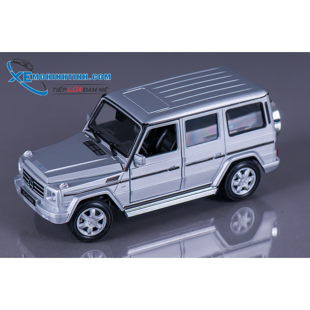 Mercedes-benz G55 1:24 Welly Model Car (Silver) | Shopee Singapore