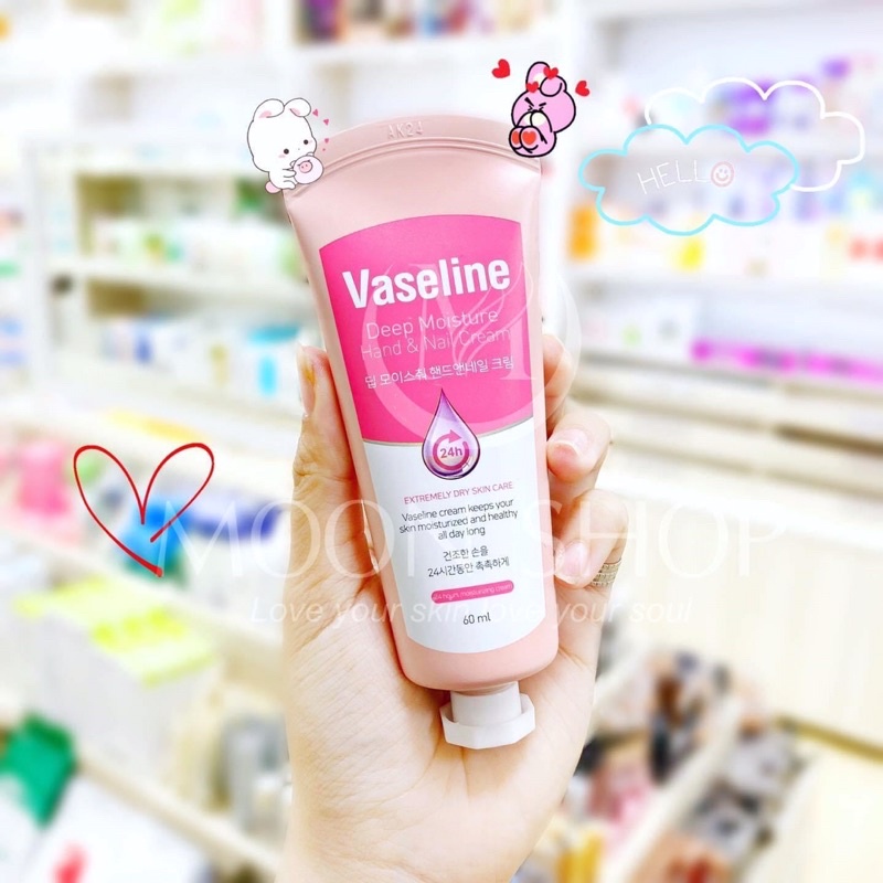 Rat VASELINE DEEP MOISTURE HAND & NAIL CREAM | Shopee Singapore