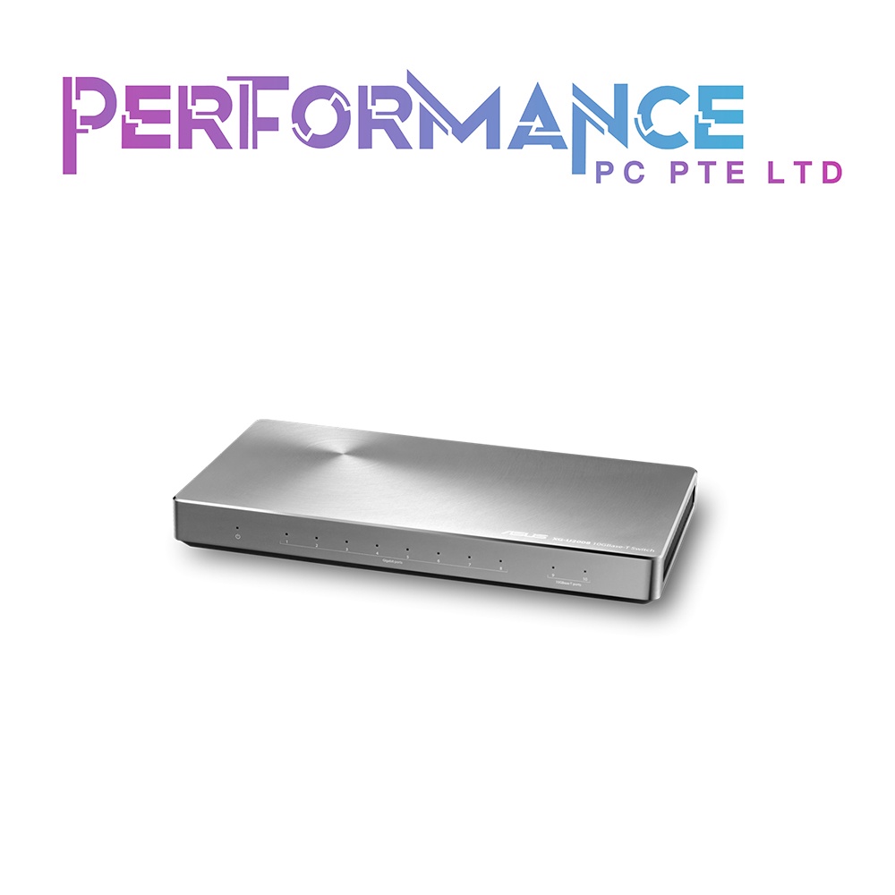 ASUS XG-U2008 10-Port Unmanaged Switch Featuring Two 10G Ports (3 YEARS ...