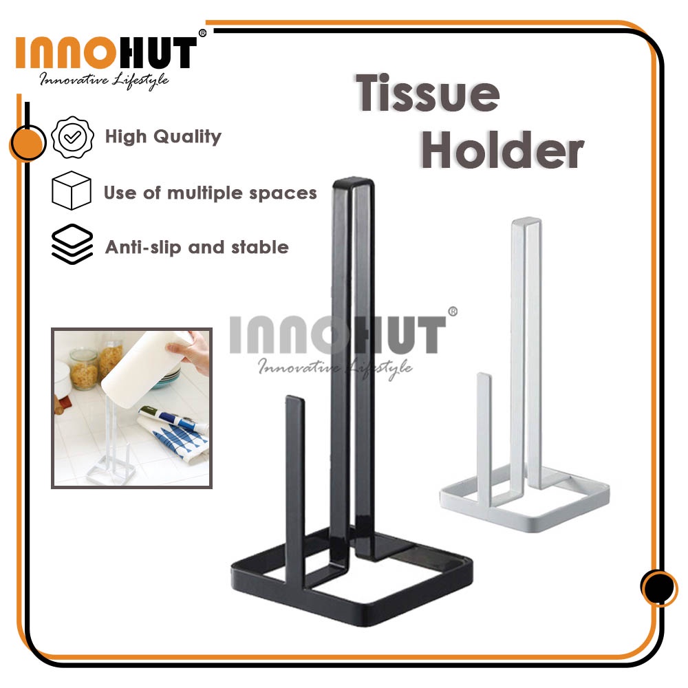 Innohut Square Kitchen Tissue Holder Countertop Paper Towel Stand ...