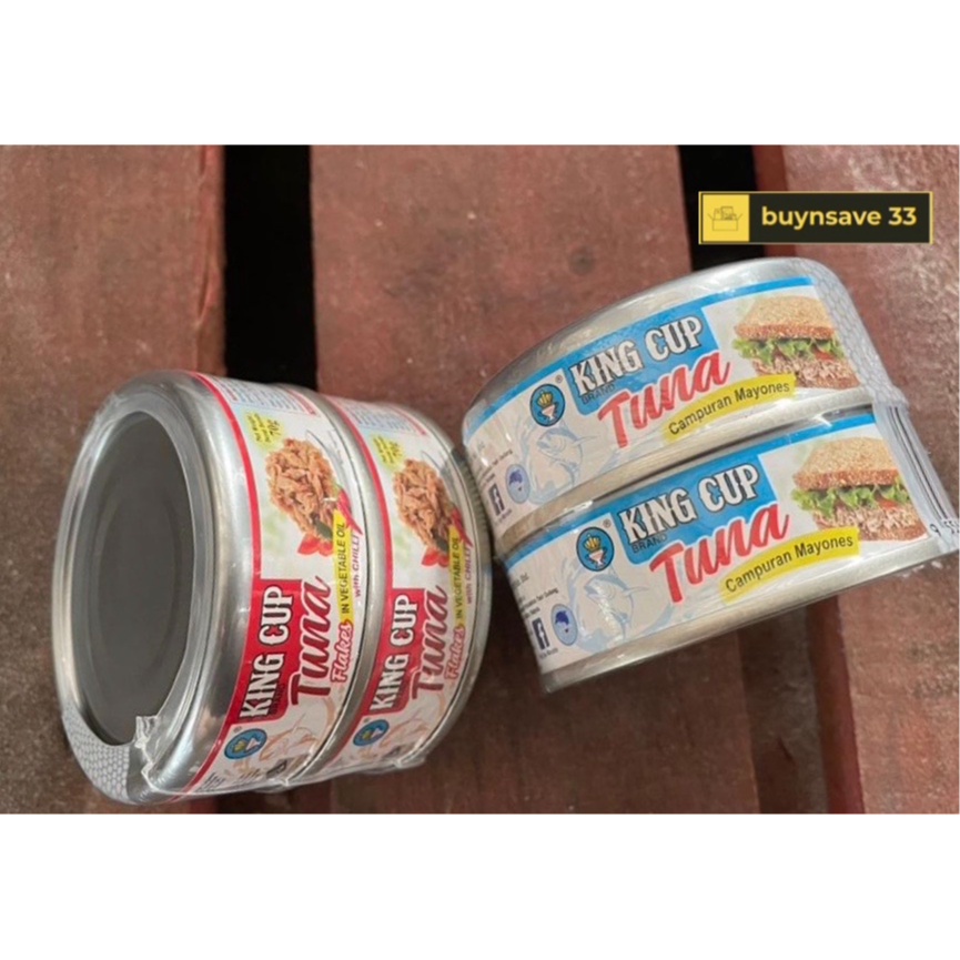 King Cup Canned Tuna (Mayonnaise Mix/Chilli) (2 x 70g) | Shopee Singapore