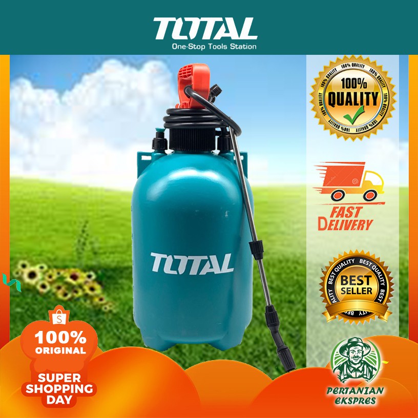 100% ORIGINAL TOTAL PUMP SPRAYER 5L | Shopee Singapore