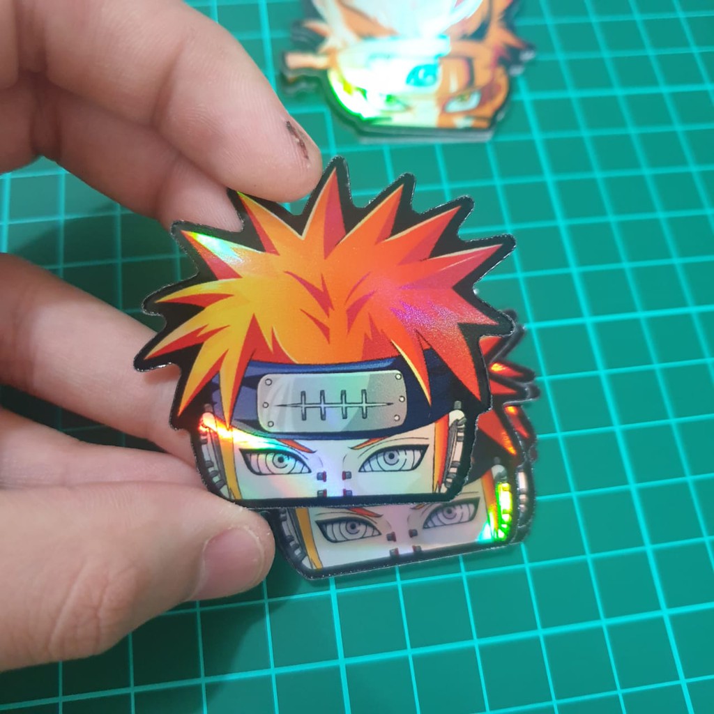 Anime Hologram Sticker - PHS03 - Naruto Pain | Shopee Singapore