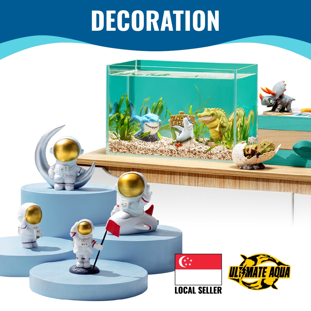 Nepall Fish Tank Decoration Set, Aquarium Landscaping Figure, Dinosaur ...