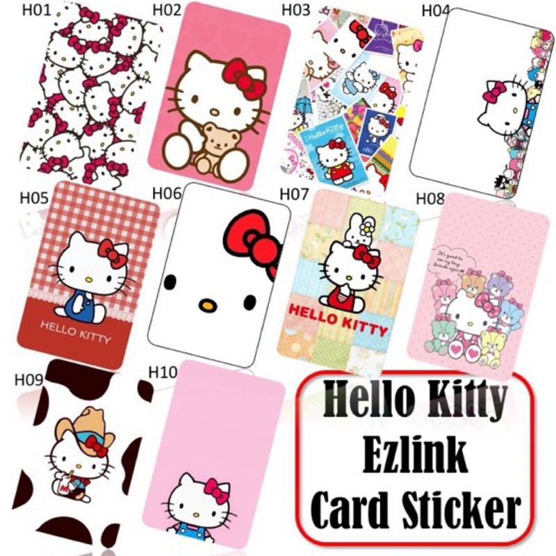 Hello Kitty Ezlink Card Sticker (More design inside) | Shopee Singapore