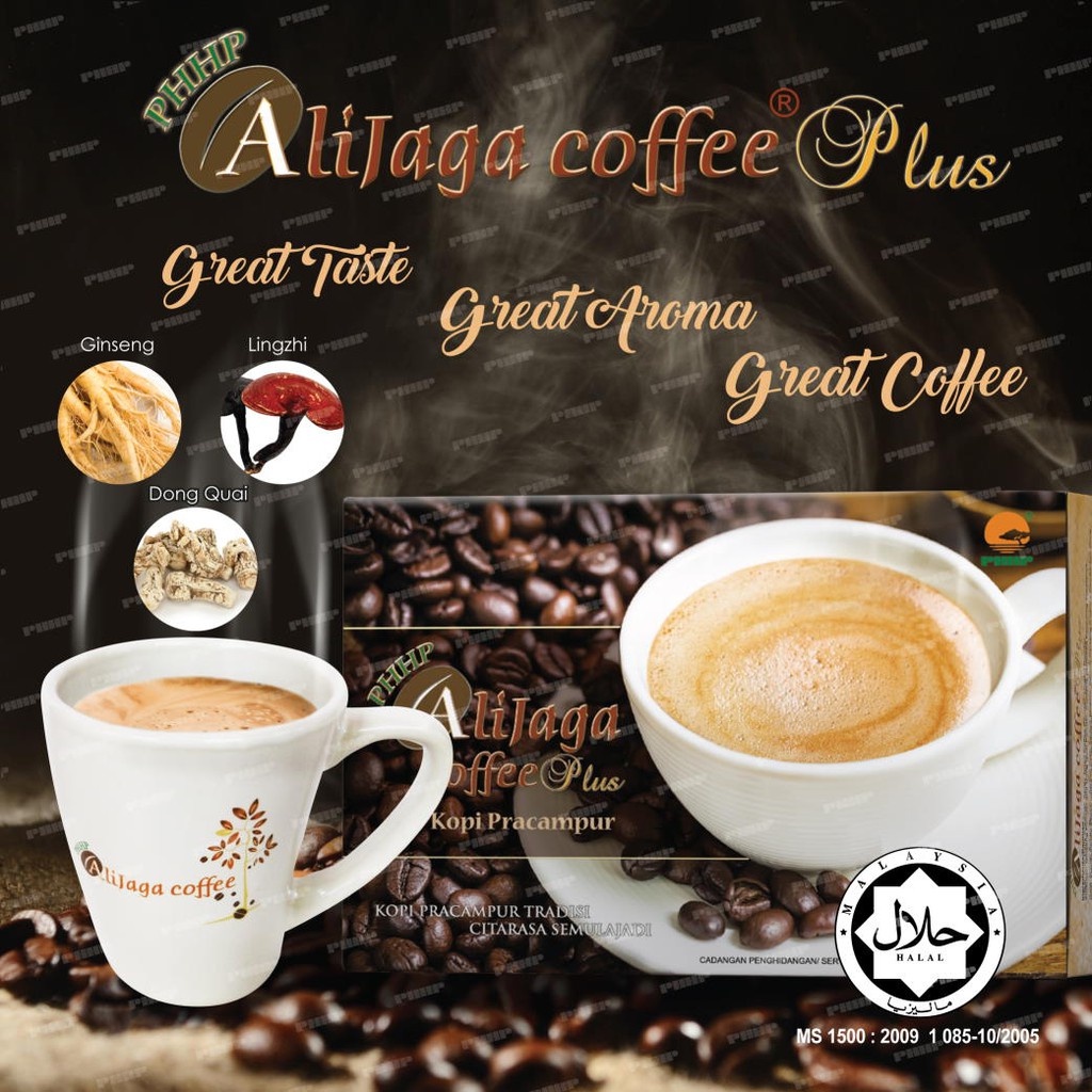 PHHP Alijaga Coffee Plus (23g x 15 sachets) | Shopee Singapore