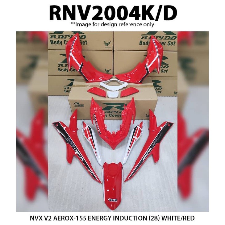 Cover Set Rapido NVX V1 V2 ENERGY INDUCTION (28) Aerox NVX155 ...