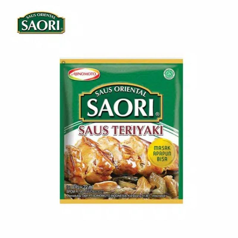 Saori teriyaki Sauce Sachet Packaging Contents 22ml | Shopee Singapore