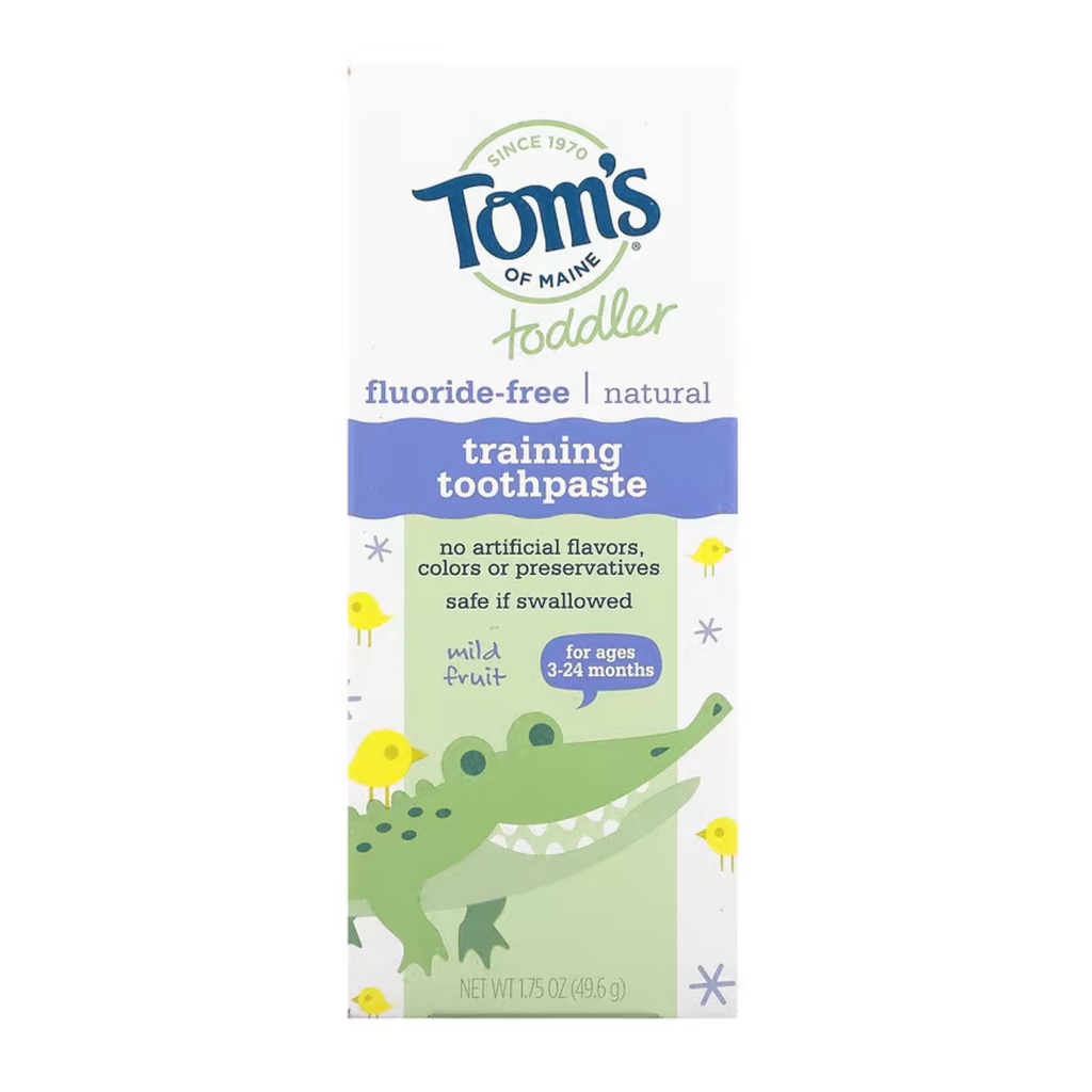 Tom's of Maine, Toddler, Natural Training Toothpaste, Fluoride-Free ...