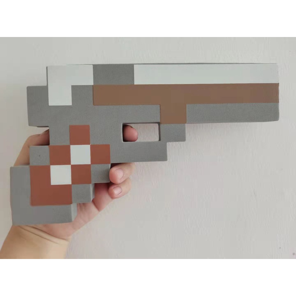 Kids Minecraft Toys EVA Foam Diamond Sword Pickaxe Gun Axe Game Model ...