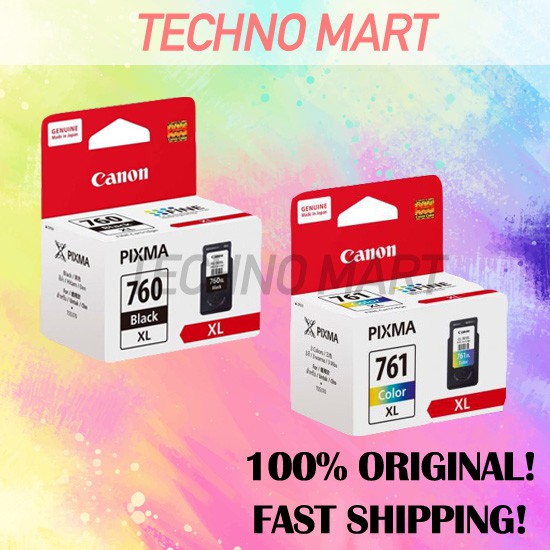 [SG Local Stock] PG-760XL Black CL-761XL Color Ink TS5370 PG 760XL ...