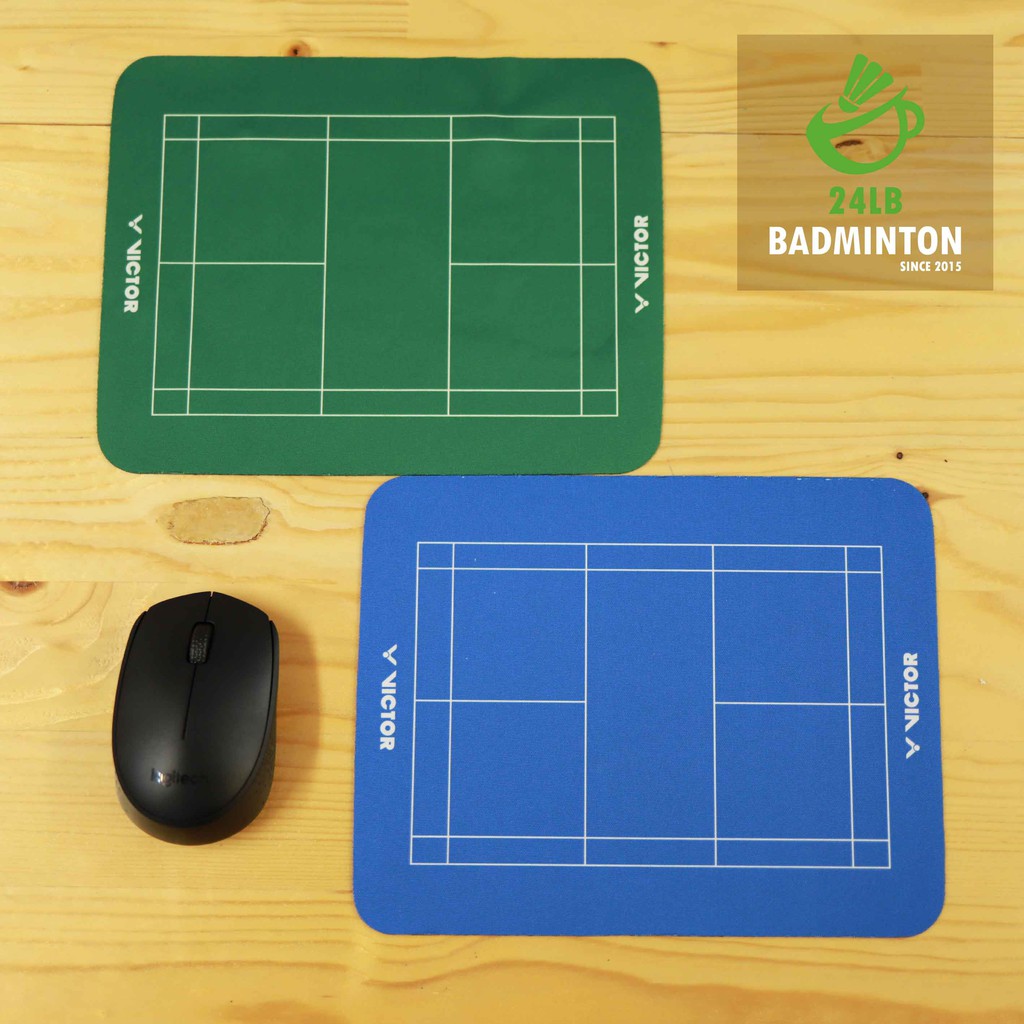 24-Pound Badminton/VICTOR Victory Badminton Court Mouse Pad (Blue ...