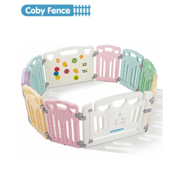 Coby Haus - Coby Fence 3RB (8+2) 8 Panel + 1 Safety Door + 1 Activity ...