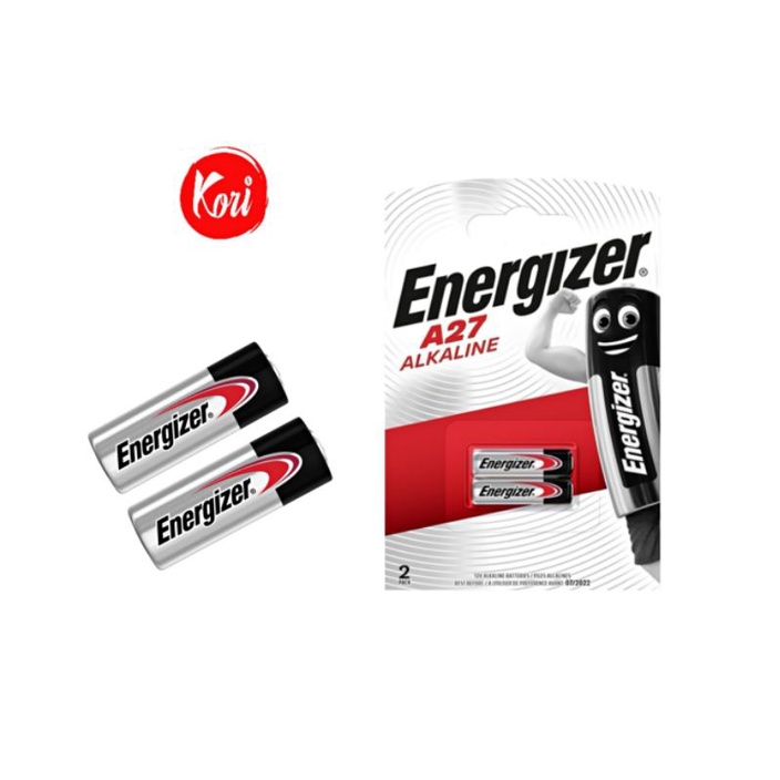 Energizer A27 12V BL2 Alkaline Battery 27A G27A GP27A | Shopee Singapore