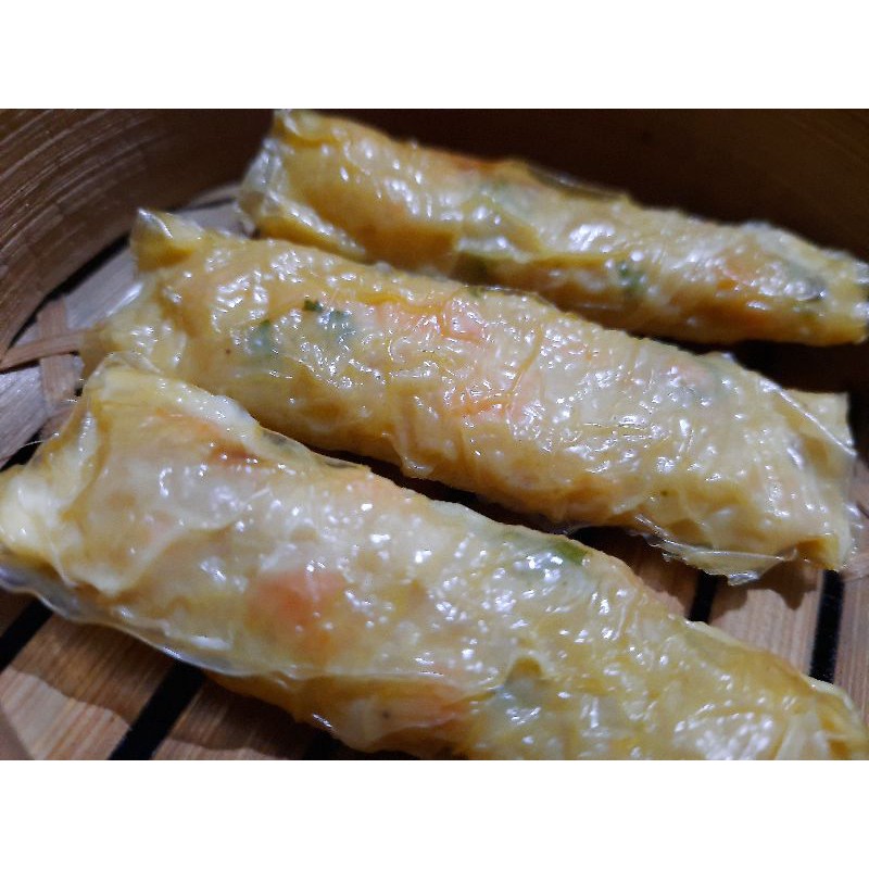 Dimsum Lumpia chicken tofu skin Halal Premium Quality dimsum | Shopee ...