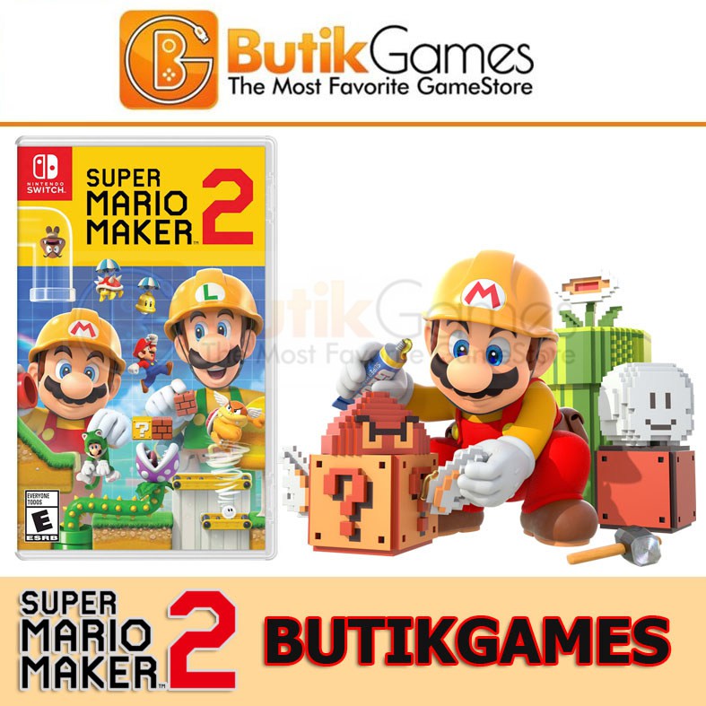 Super Mario Maker 2 Nintendo Switch gameswitch | Shopee Singapore