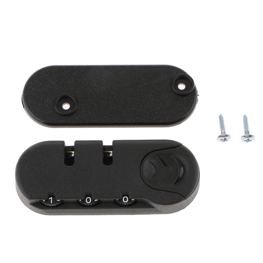 Secure Luggage 3 Digit Combination Padlock Suitcase Bag Code Lock 04A ...