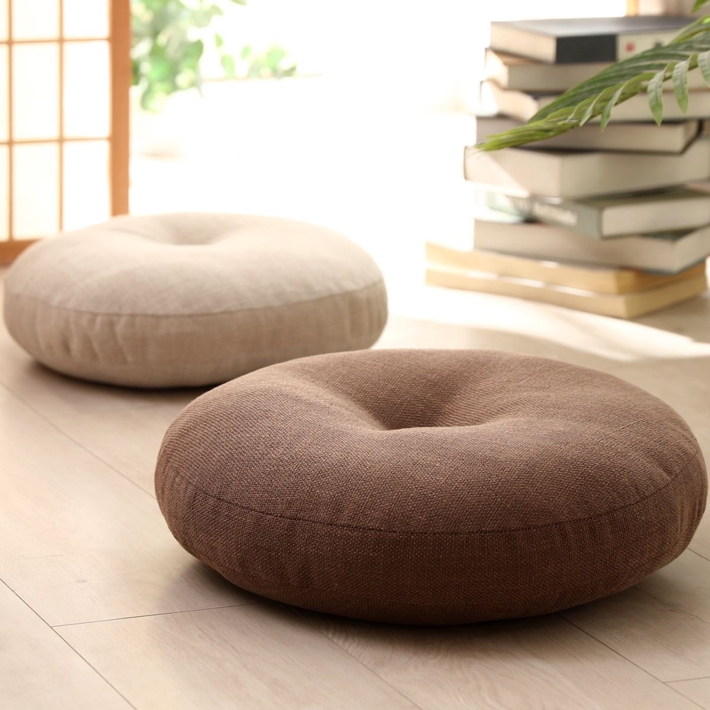 Enoughome Linen Futon Cushion Ground Household Japanese Style Removable ...