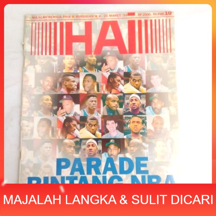 Hai Magazine No.10 Mar 1994 Rare PARADE BINTNAG NBA Cover | Shopee ...