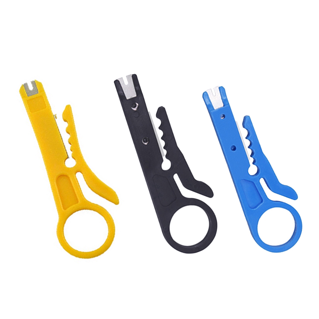 Mini Portable Yellow Wire Stripper Crimper Pliers with Ring Pressing ...