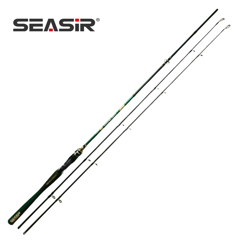 SEASIR Dark Dragon M/ML two rod tips Spinning Baitcasting fishing Rod 2 ...