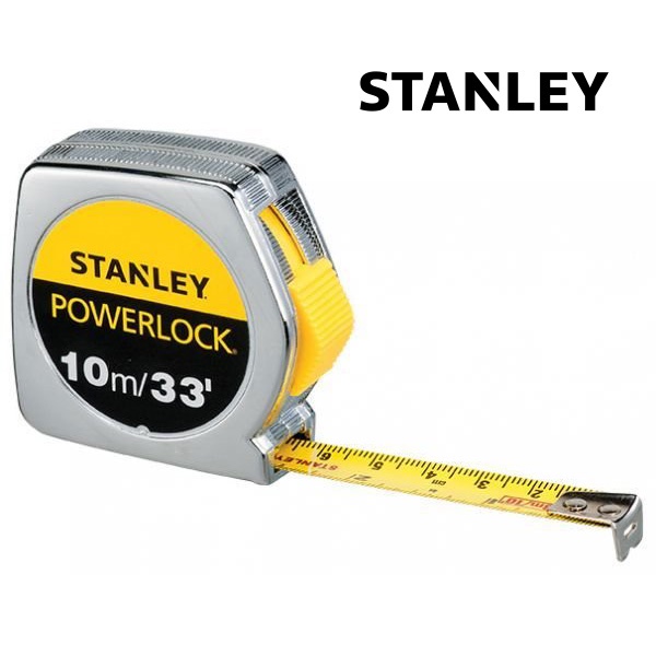 STANLEY Measure Tape POWERLOCK 3.5m 5m 8m 10m | Shopee Singapore