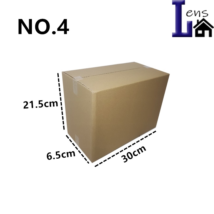 NO 4 Craft Paper Box Packing carton (10/30/50PCS) | Shopee Singapore