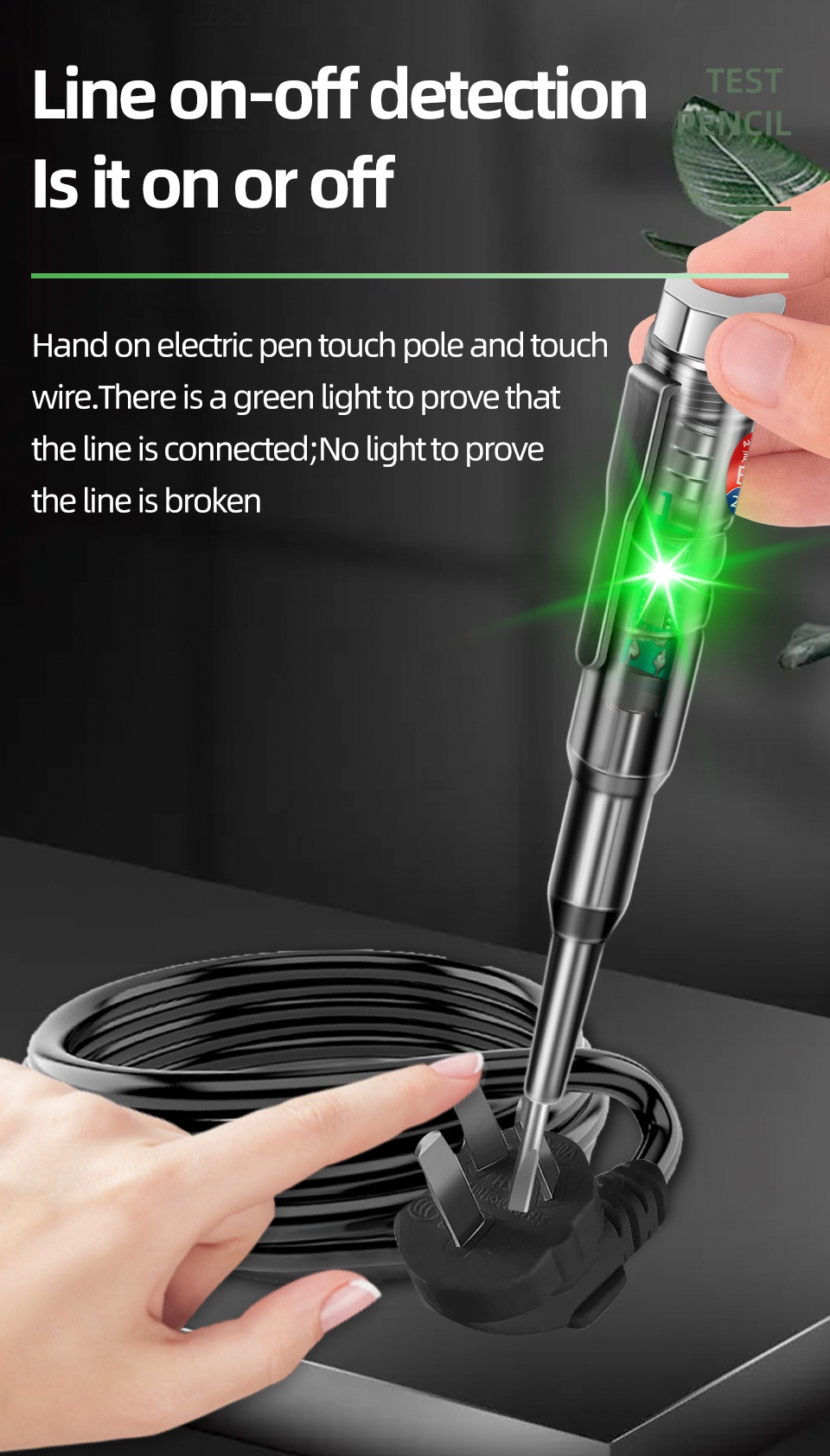 ANENG B14 24-250V Tester Electric Induced Electric Screwdriver Probe ...