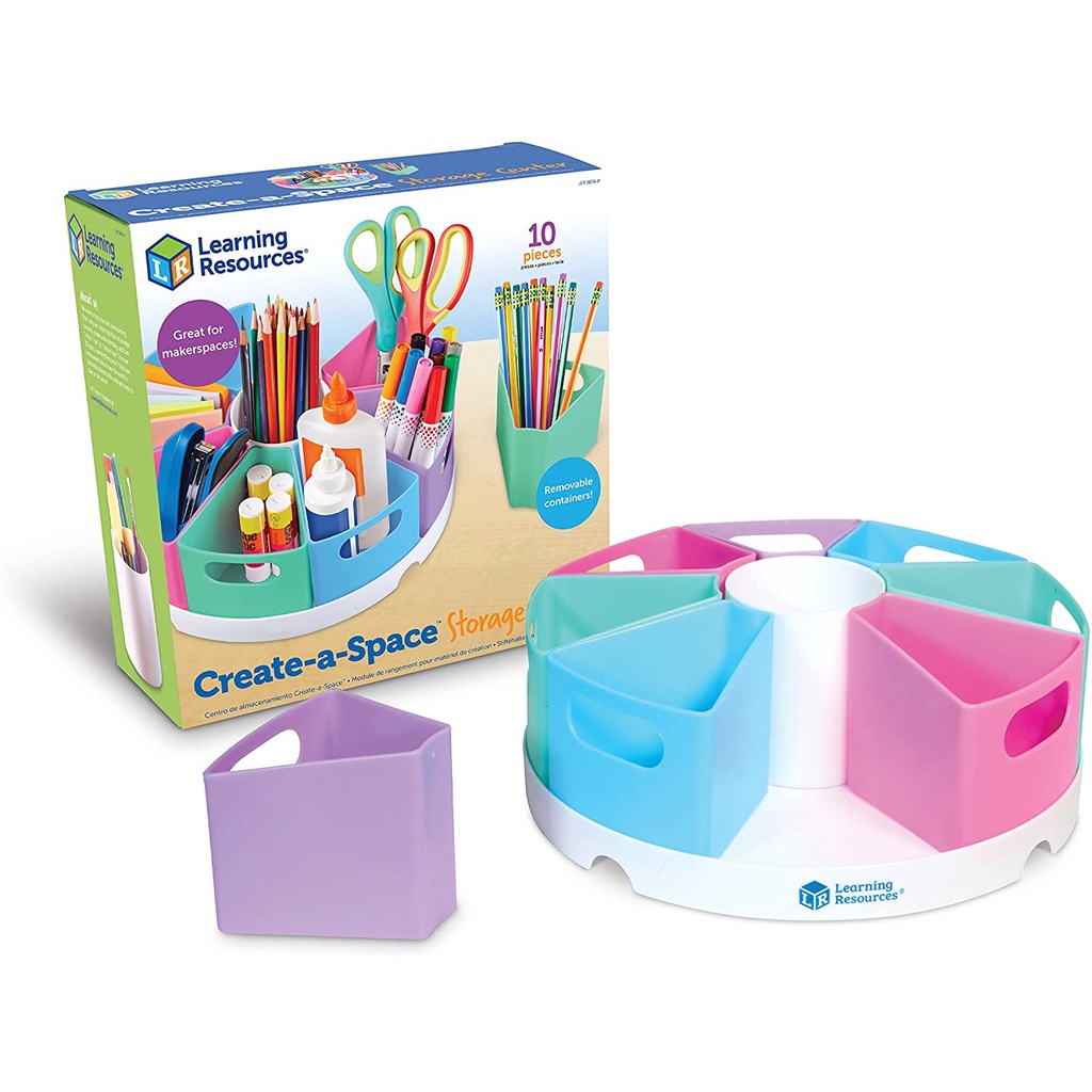 [SG Seller] Learning Resources Create-a-Space Storage Center / Pastel ...