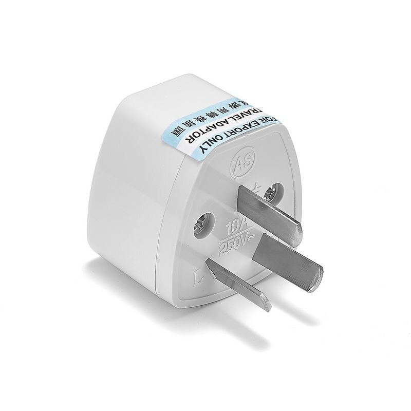 1pcs Universal AU UK US EU Plug Adapter US to EU Converter Black/White Australian Euro Travel ...