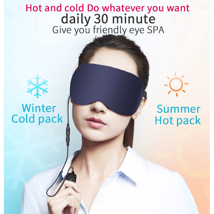 Whit USB Eye Mask Have Dry eye Black Eye Shade Cover Rest Eyepatch ...