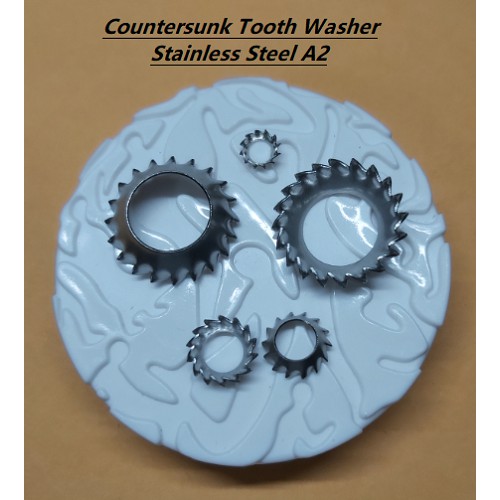 Countersunk Tooth Washer Stainless Steel A2 - Din 6798V Assortment ...