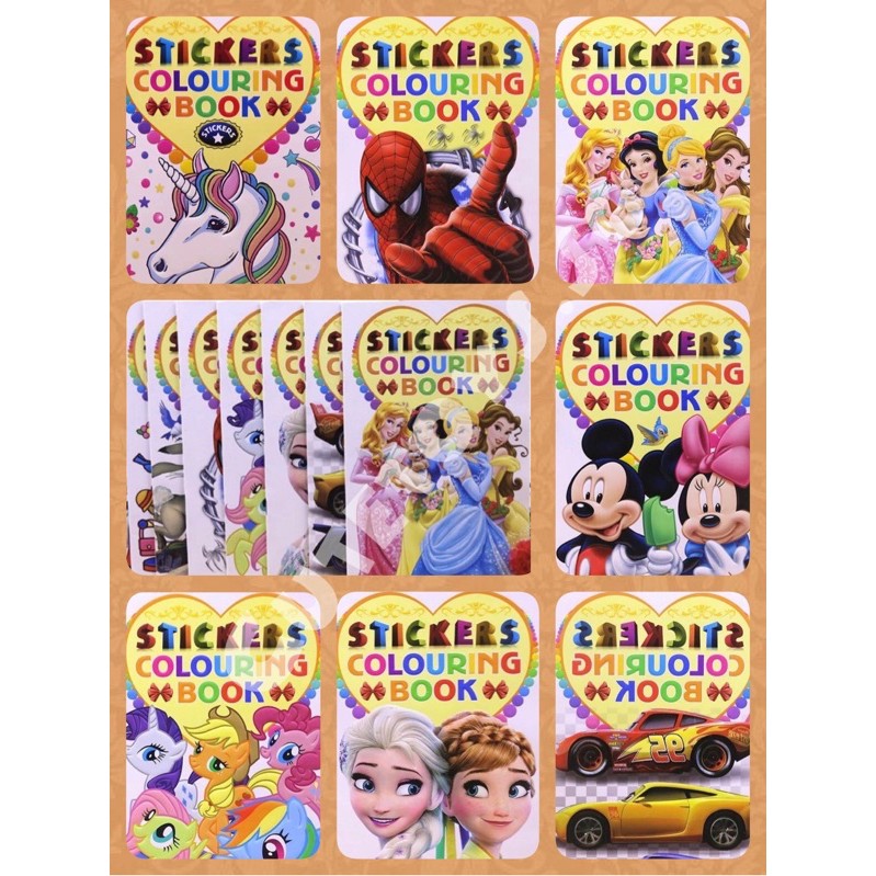 [SG] Avenger Disney Sticker Coloring Book for Children School Supplies ...