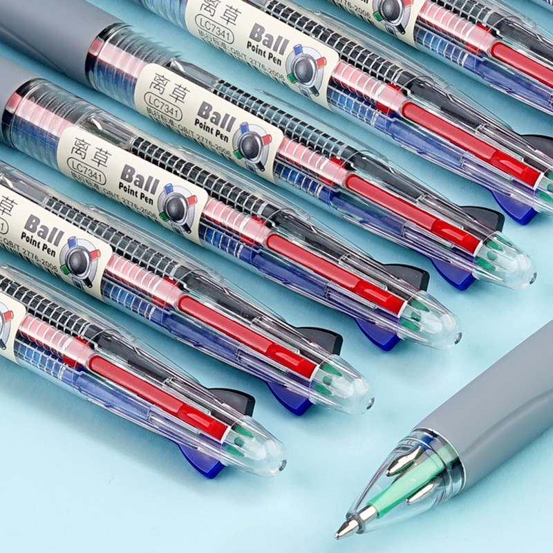 Licao Four-color 4 in 1Ballpoint Pen, 0.7mm Retractable Pen Office ...