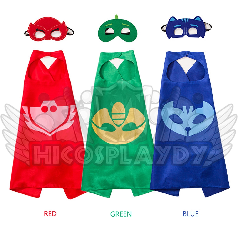 hiCosplaydy Kids Boy Girl Mask and Cape Boy Girl Party Performance ...