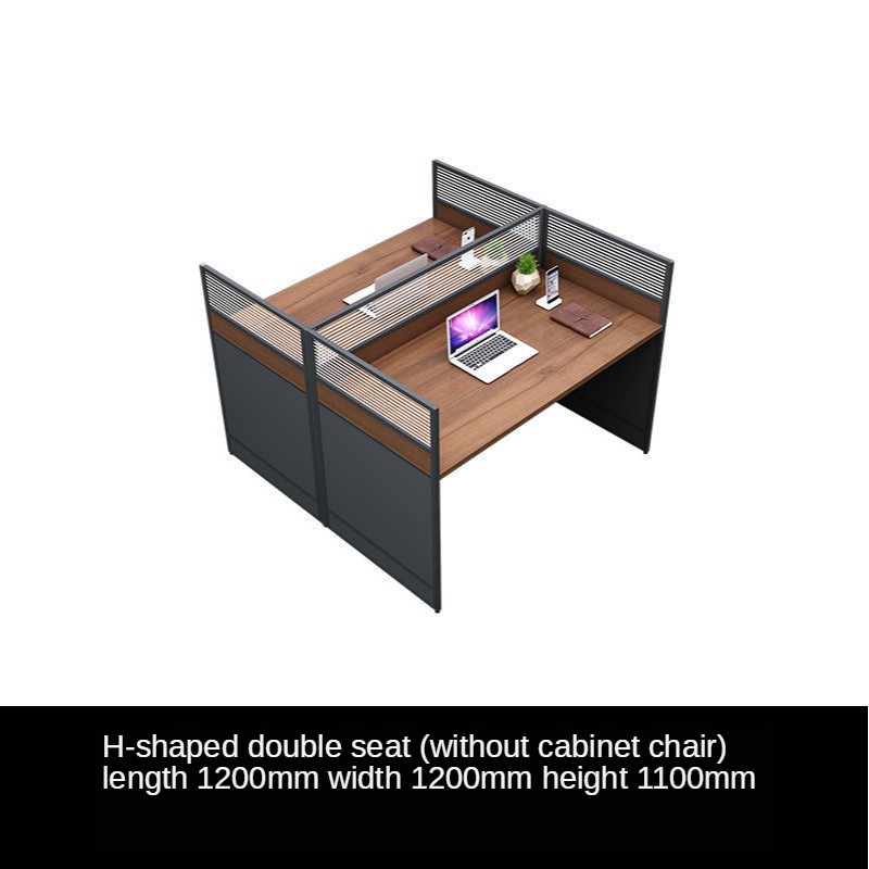 Screen desk 4 people simple staff table 6 people office table and chair ...