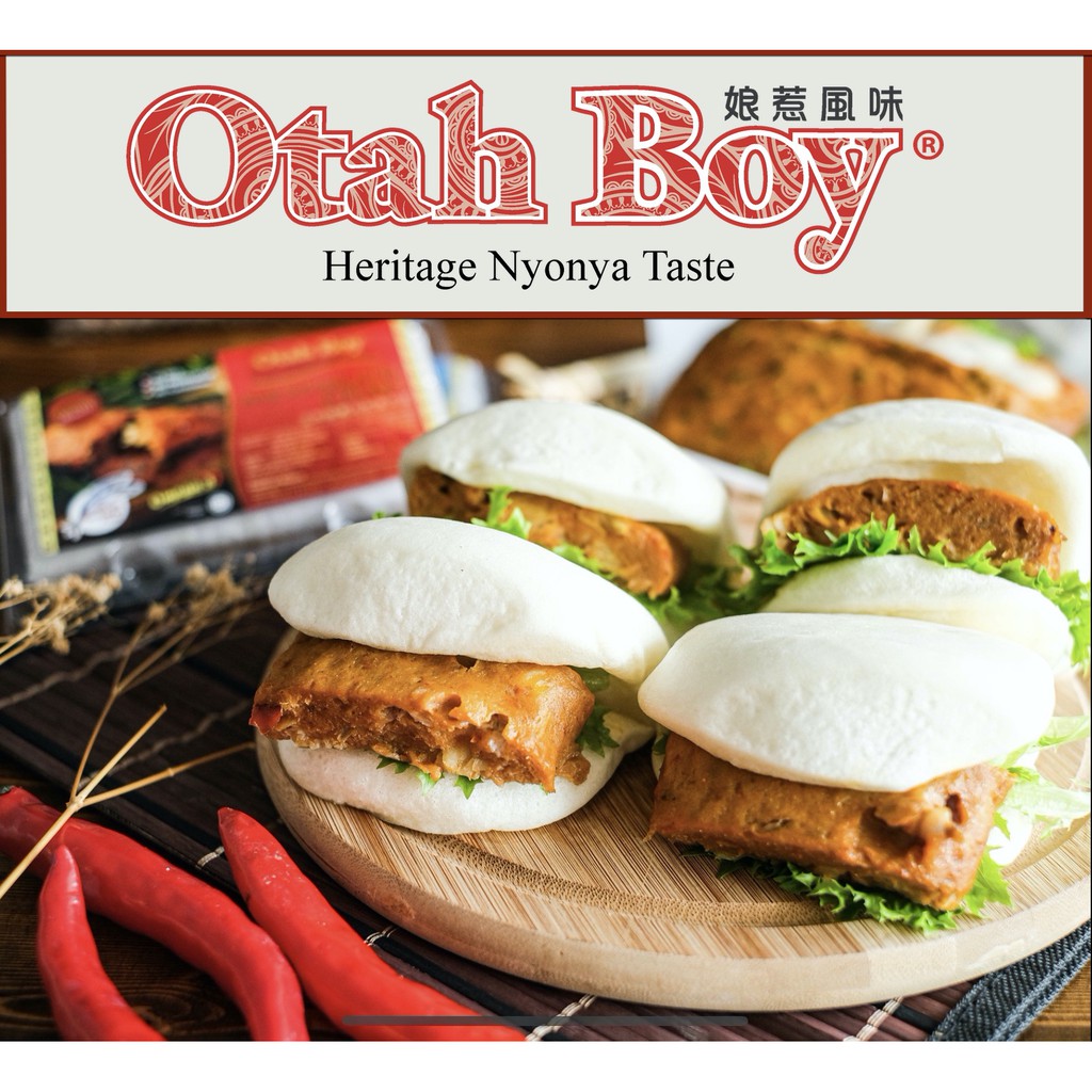 [Otah Boy] Otah Bun Lover convenient pack / 1 box - 8 Otah Bun / Frozen ...