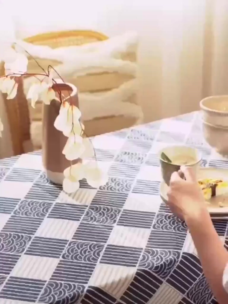 Table cloth/ simple modern Restaurant table cloth / Coffee table cloth ...